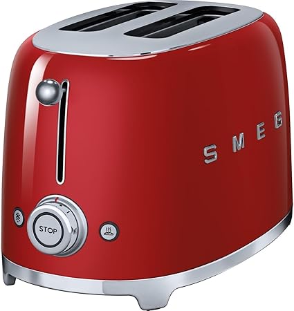 Smeg TSF01RDUK Retro Style 2 Slice Toaster - Red : Amazon.co.uk: Home ...