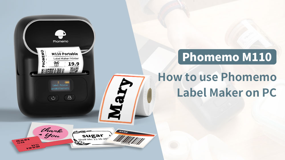 Watch How to use Phomemo M110 label printer on Computer on Amazon Live