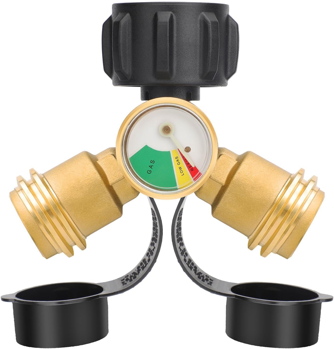 Amazon.com : EEEKit 2 Way Propane Splitter, Propane Tank Adapter with ...