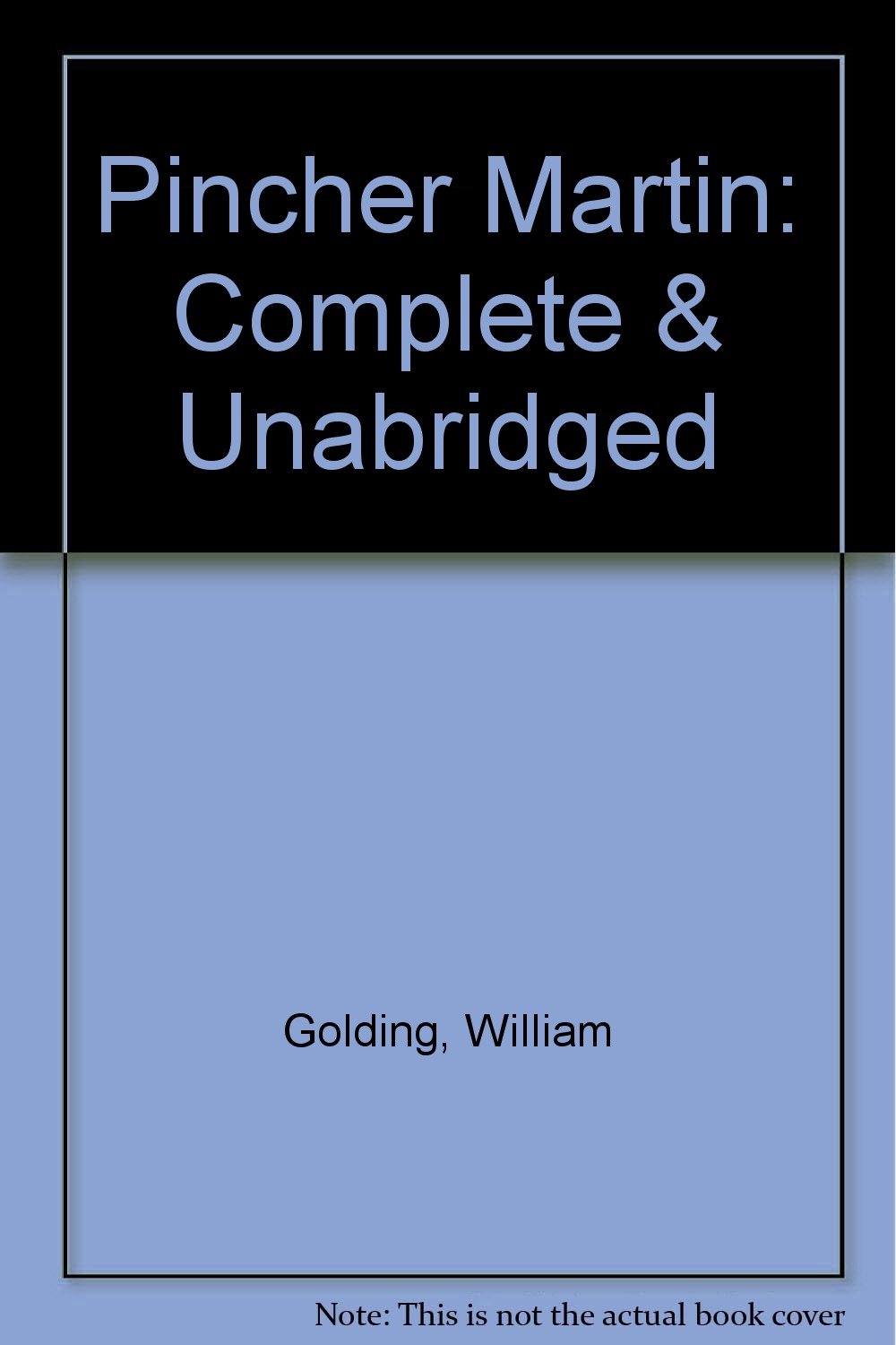 Amazon | Pincher Martin | Golding, William, Earthy, Richard | Literary