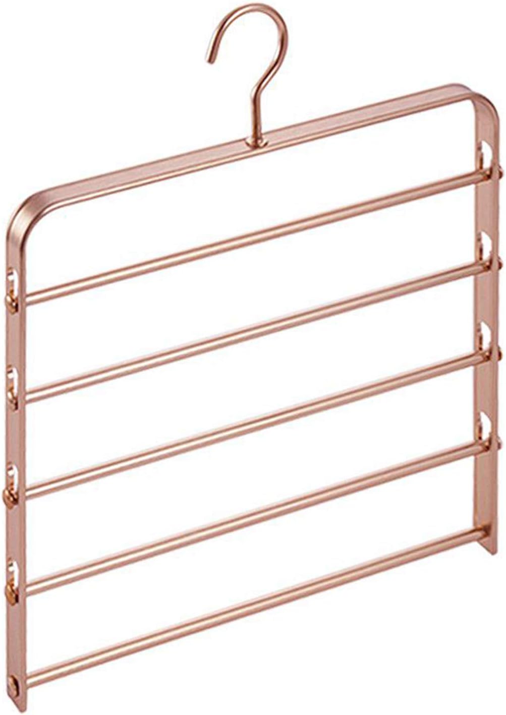 Amazon.com: Trouser Hanger, Space Saving Multi Bar Aluminum Pant Hanger ...