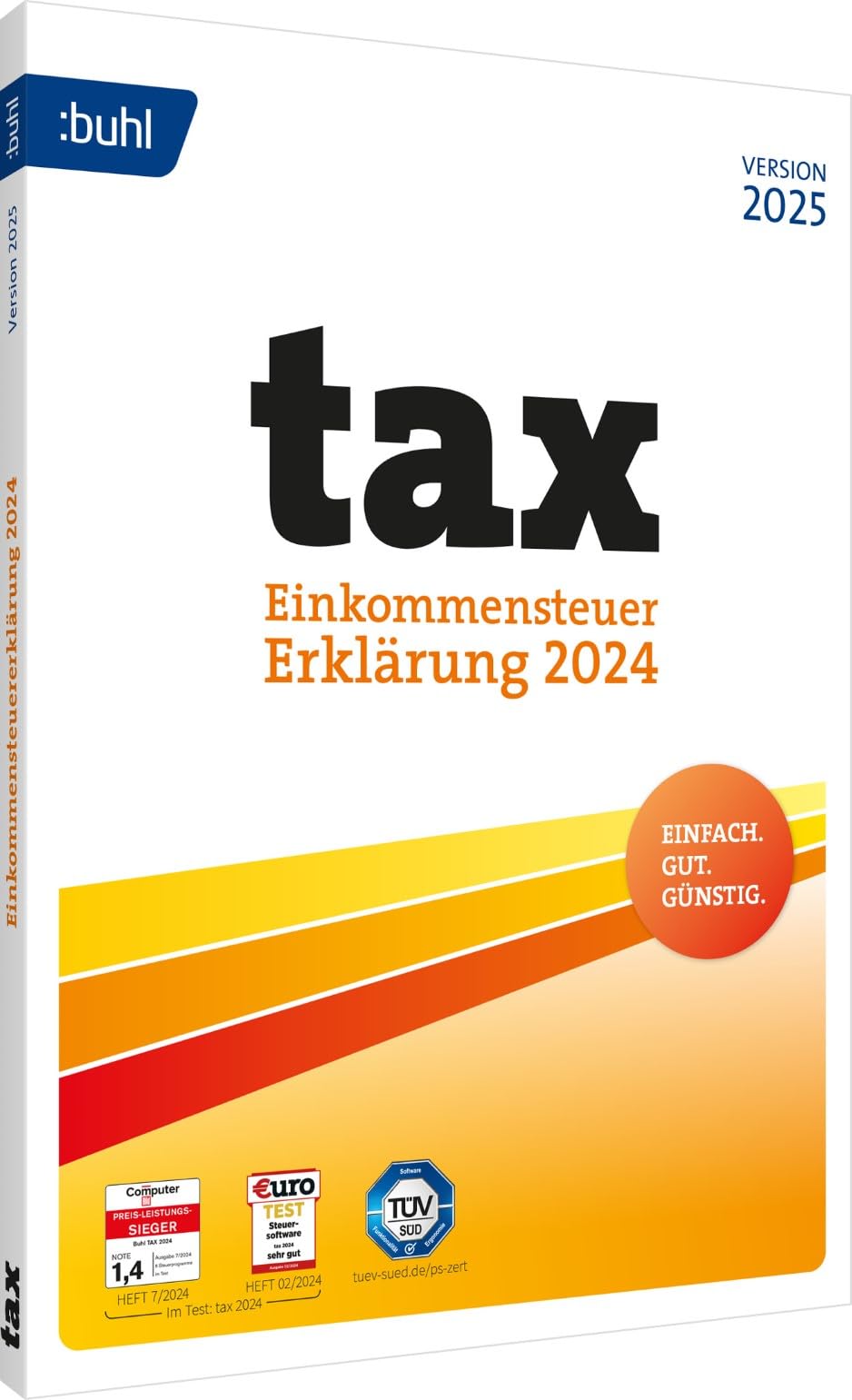 Tax 2025 DVD Box (für Steuerjahr 2024) : Buhl Data Service GmbH: Amazon.de: Software