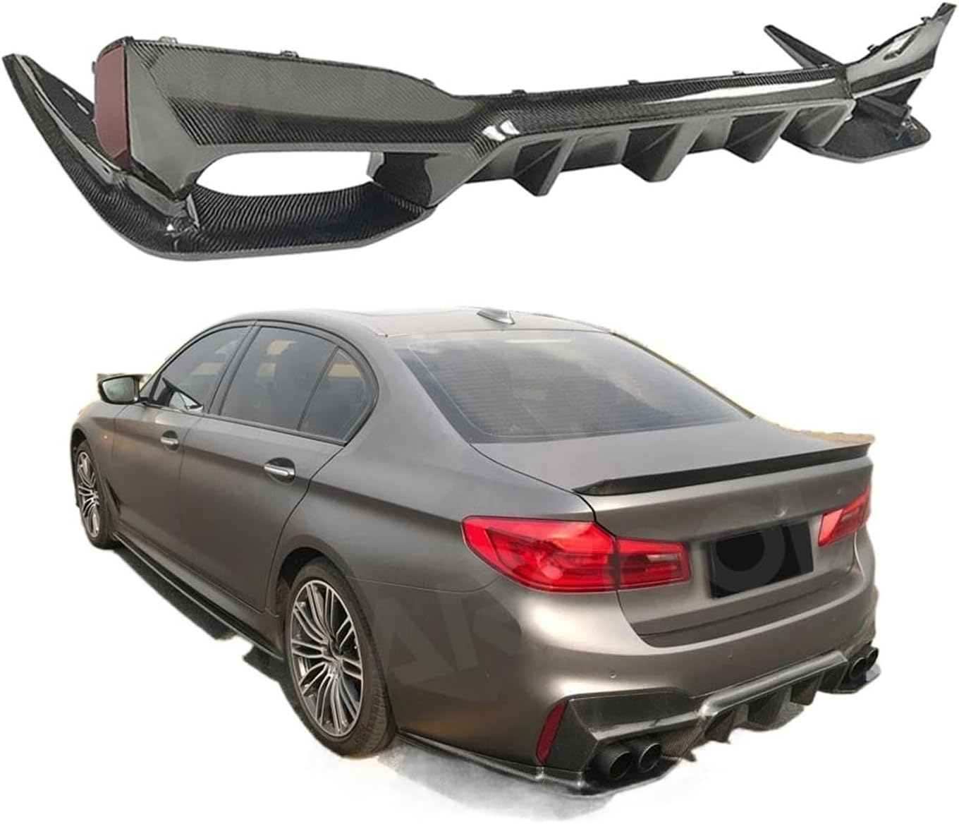Amazon.com: Compatible for BMW 5 Series F90 M5 2017-2020 Dry Carbon ...