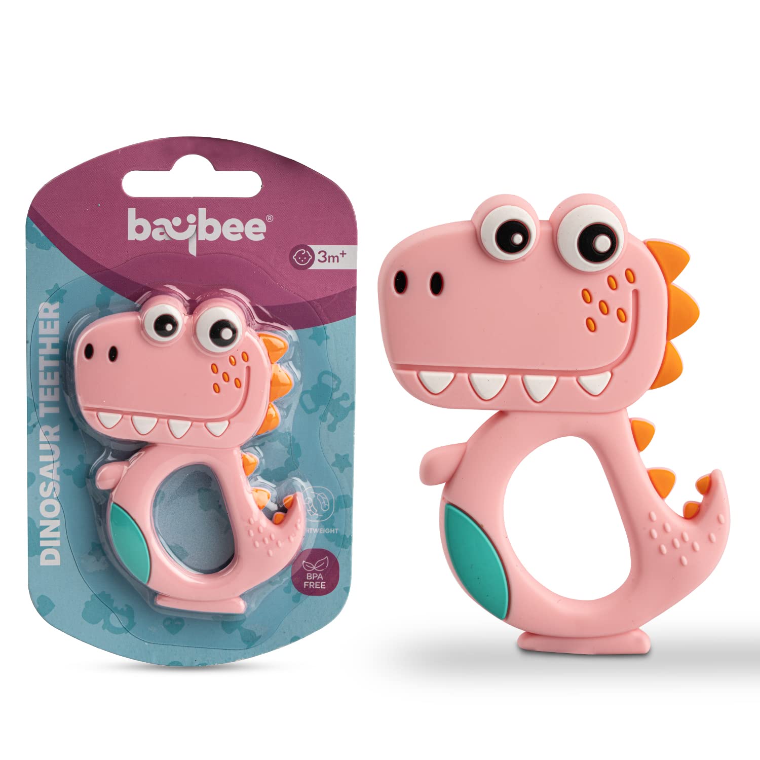 Buy Baybee Silicone Baby Teether for Teething Gums, Manhattan Teething ...