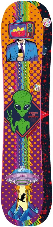 Amazon.com : MAS Snowboard Peace Keeper (156) : Sports & Outdoors