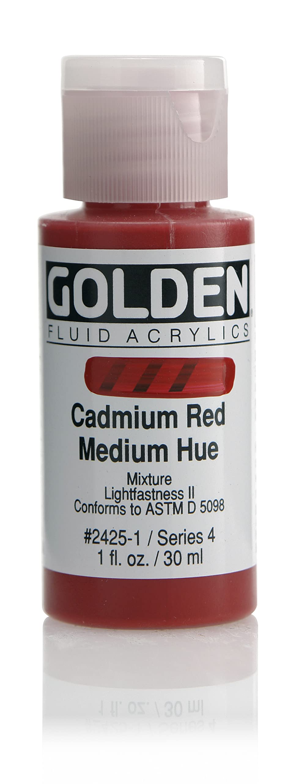 Amazon.com: Golden Fluid Acrylic Paint 1 Ounce-Cadmium Red Medium Hue
