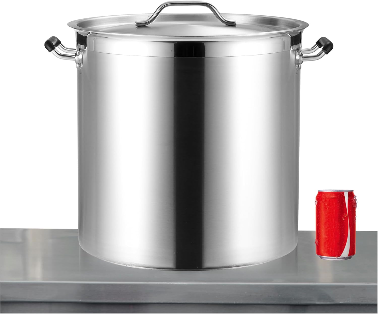 Amazon.com: CURTA 50 Quart Large Stock Pot with Lid, NSF Listed ...
