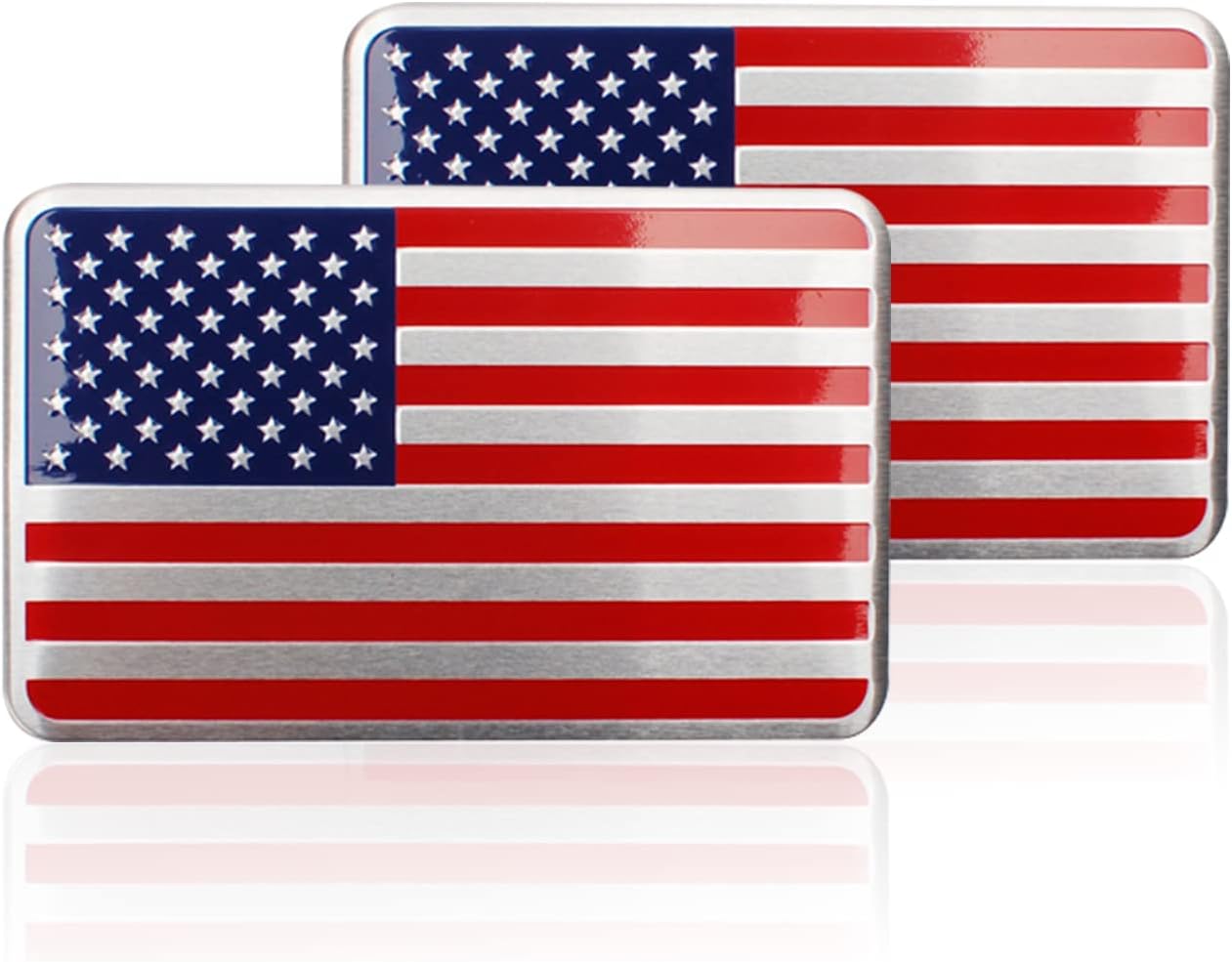 Amazon.com: HAOBO 2PCS America Flag Stickers, American Flag Decals for ...