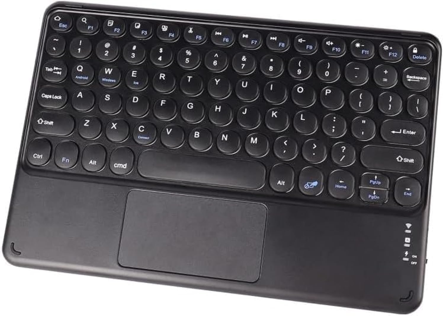 Amazon.com: Wireless Keyboard with Touchpad, Ultra-Thin Rechargeable ...