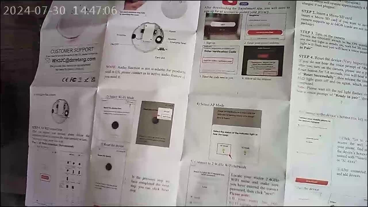 Wifi Hidden Smoke Detector Camera, Full HD 1080P Wireless Security Spy ...