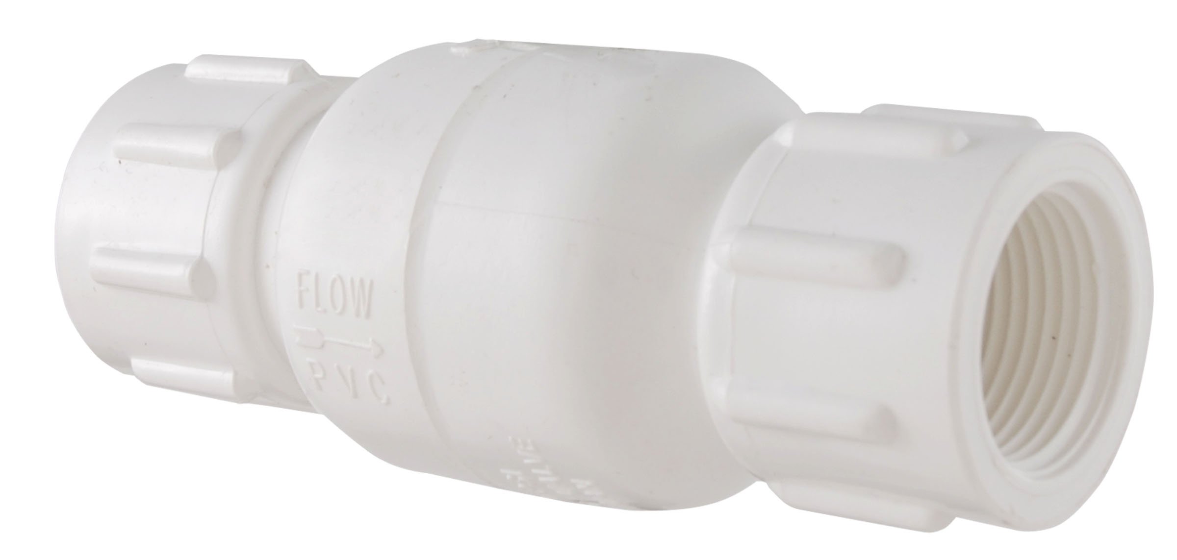 3/4 INCH PVC SPRING CHECK VALVE, 1/2 LB, WHITE The Spa, 45% OFF
