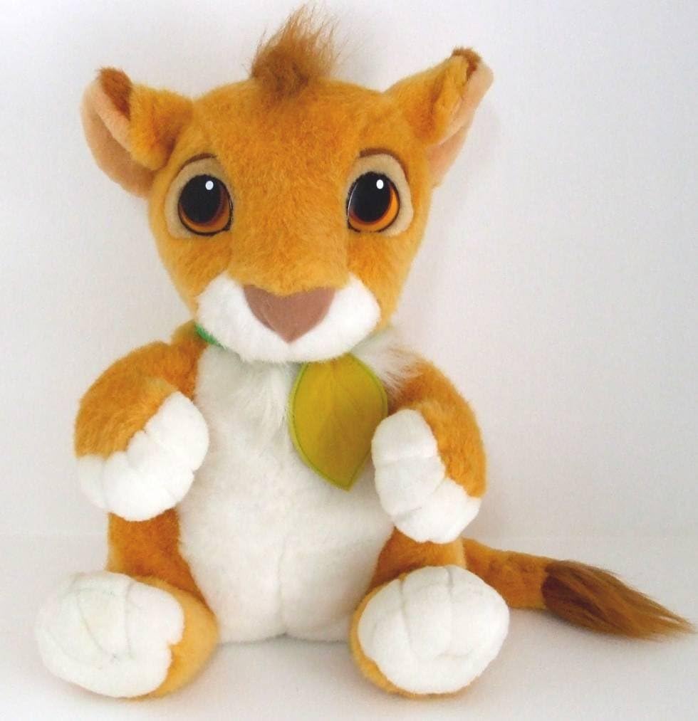 Amazon.com: 12" 1993 Mattel Lion King Talking Simba Plush : Toys & Games