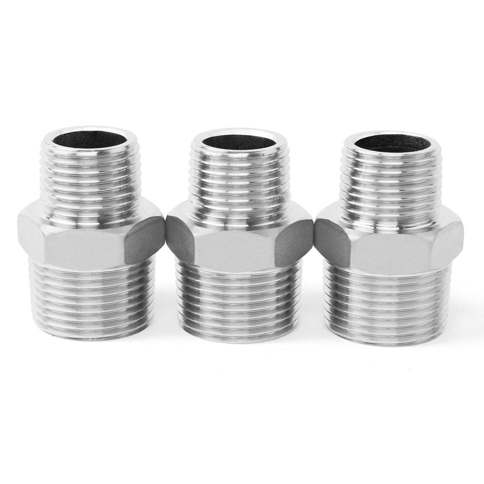 Snapklik.com : ChillWaves 304 Stainless Steel Pipe Fitting, Reducer Hex ...