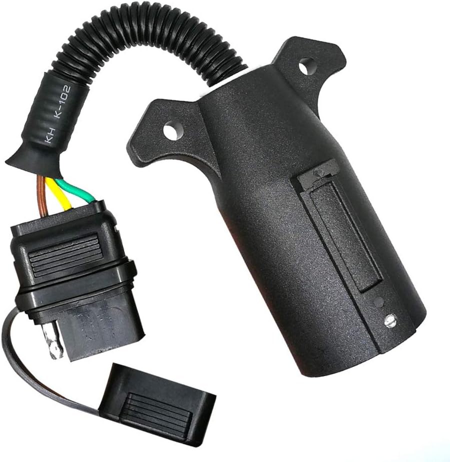 Amazon.com: Universal J560 PLC Cable Set 7-Way Adapter for Trailers : Automotive