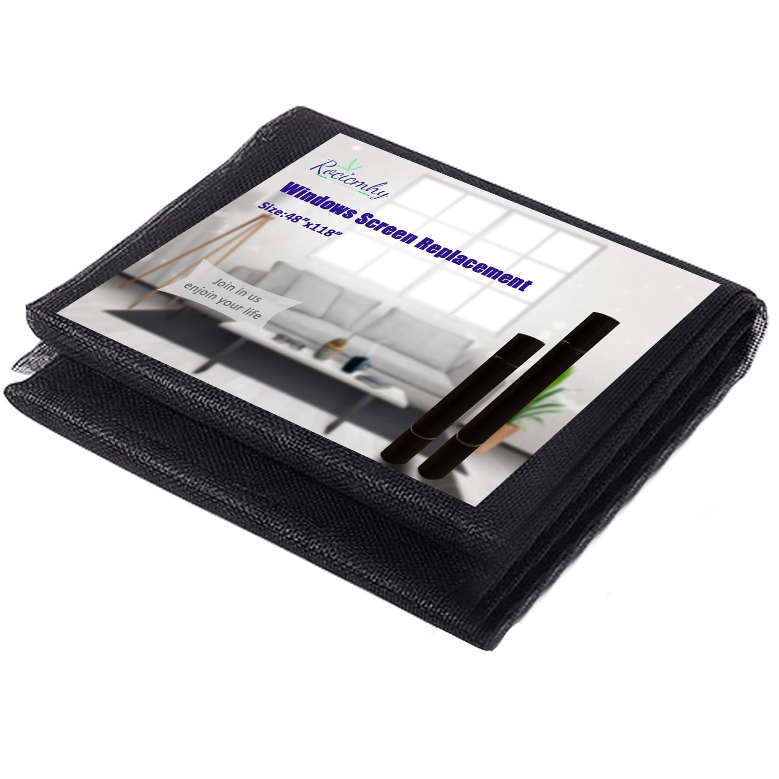 Snapklik.com : Window Screen Mesh 48"x118" Charcoal Color Window ...