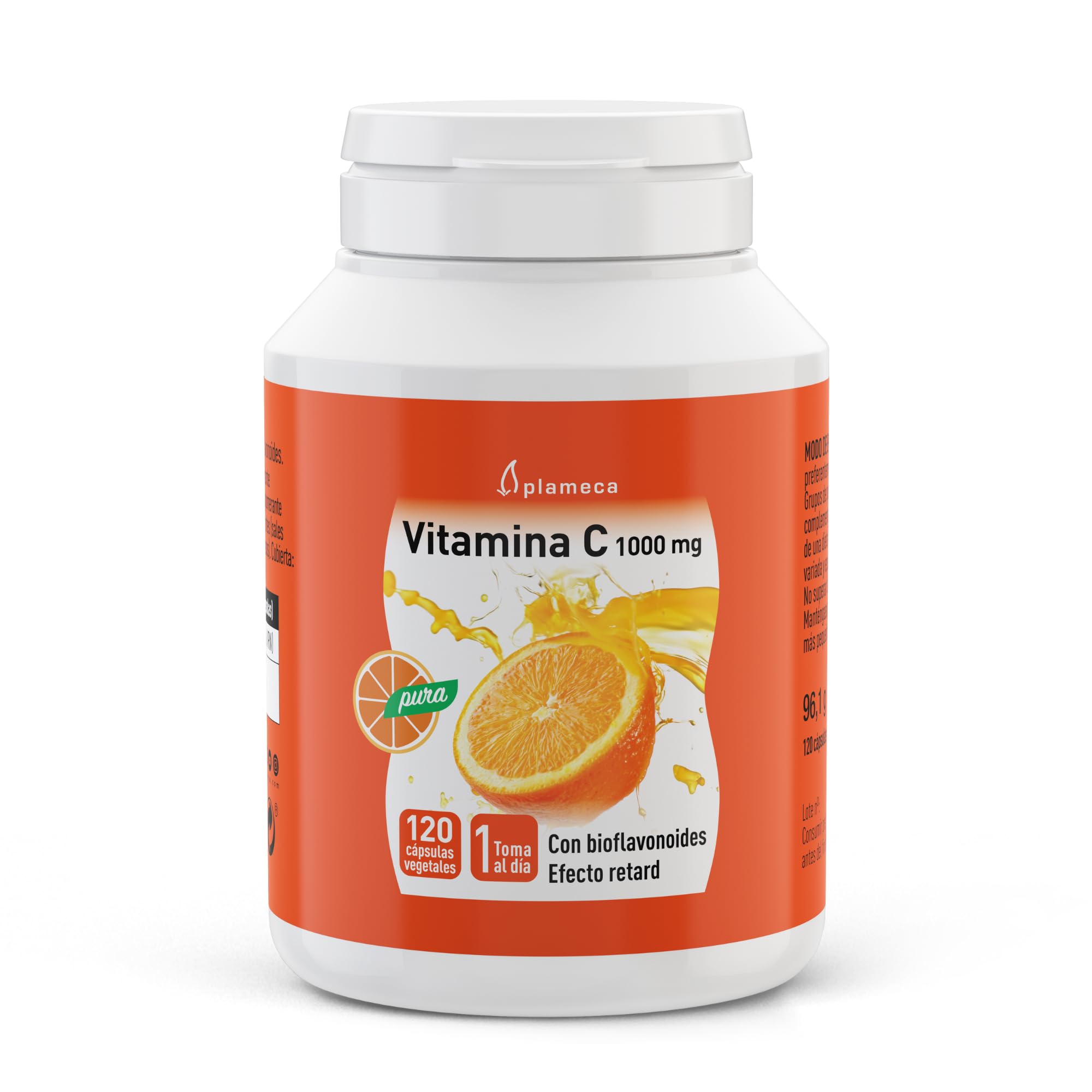 PLAMECA - Vitamina C 1000 mg, con Bioflavonoides, Efecto Retard ...