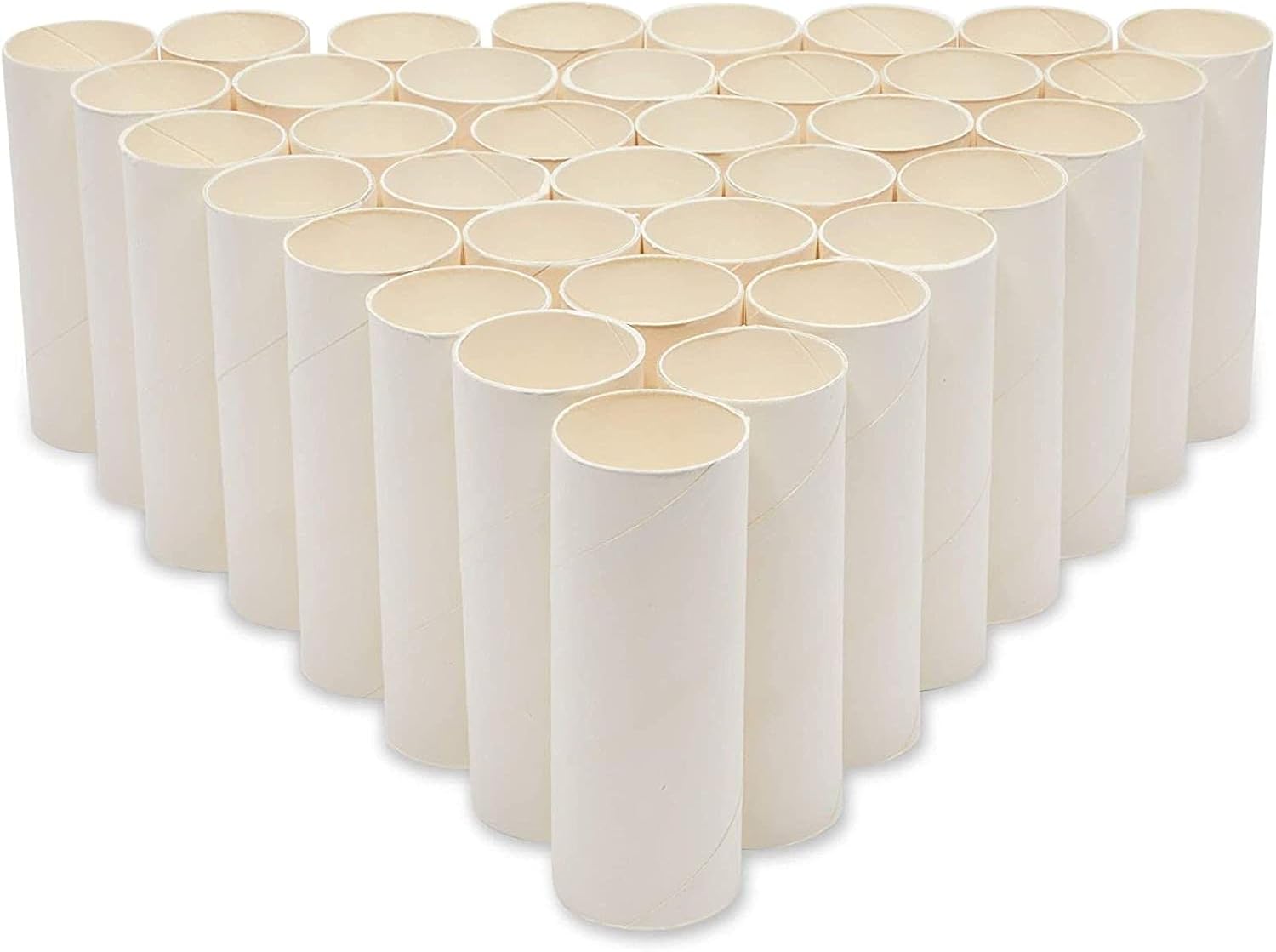 Amazon.com: White Cardboard Tubes for Crafts, DIY Craft Paper Roll (1.6 ...