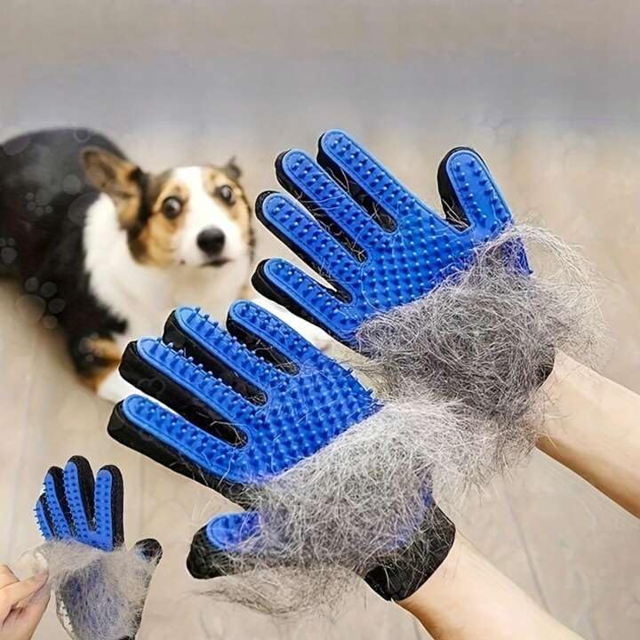 Amazon.com: Ultimate Pet Grooming Gloves for Cats & Dogs – Effortlessly ...
