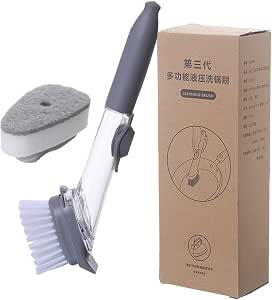 Amazon.com: Hydraulic Brush, Automatic Dish Scrubber Brush, Dish Brush ...