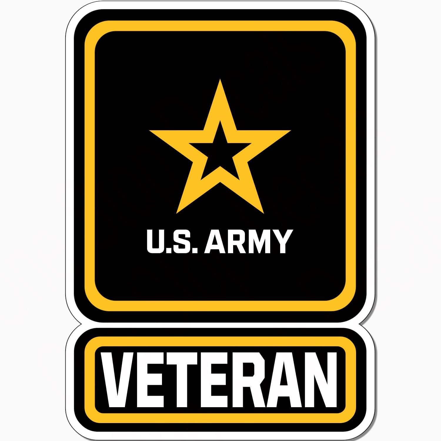 Amazon.com - One Stop Decals U.S. Army Veteran (Ver.1) (New Branded ...