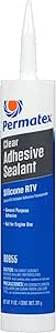 Permatex 80855 Clear RTV Silicone Adhesive Sealant, 11 oz. : Amazon.ca ...