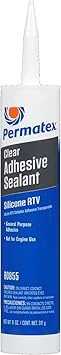 Amazon.com: Permatex 80855 Clear RTV Silicone Adhesive Sealant ...