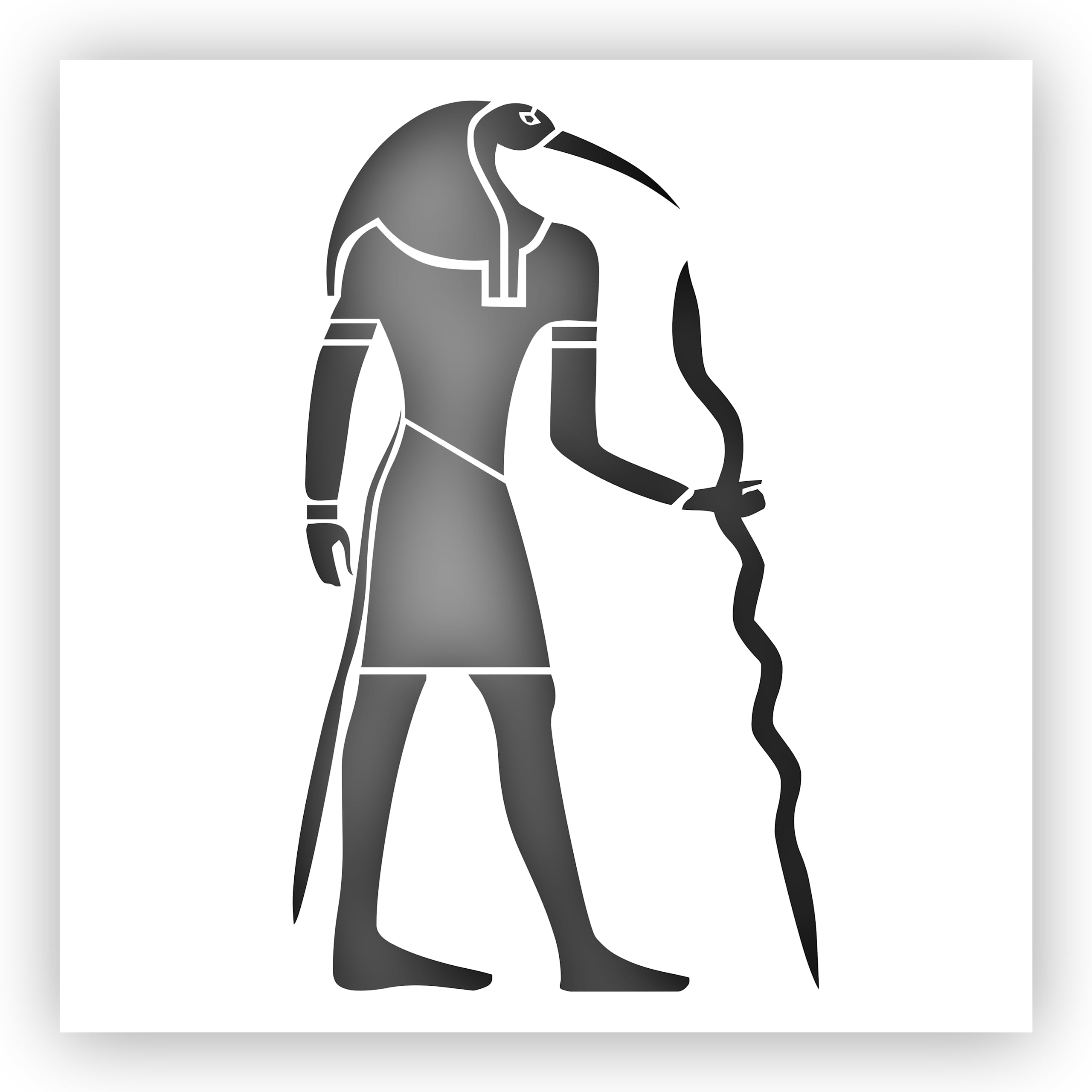 Thoth Egyptian God Drawing Egyptian God Thoth Lunus Vintage Royalty