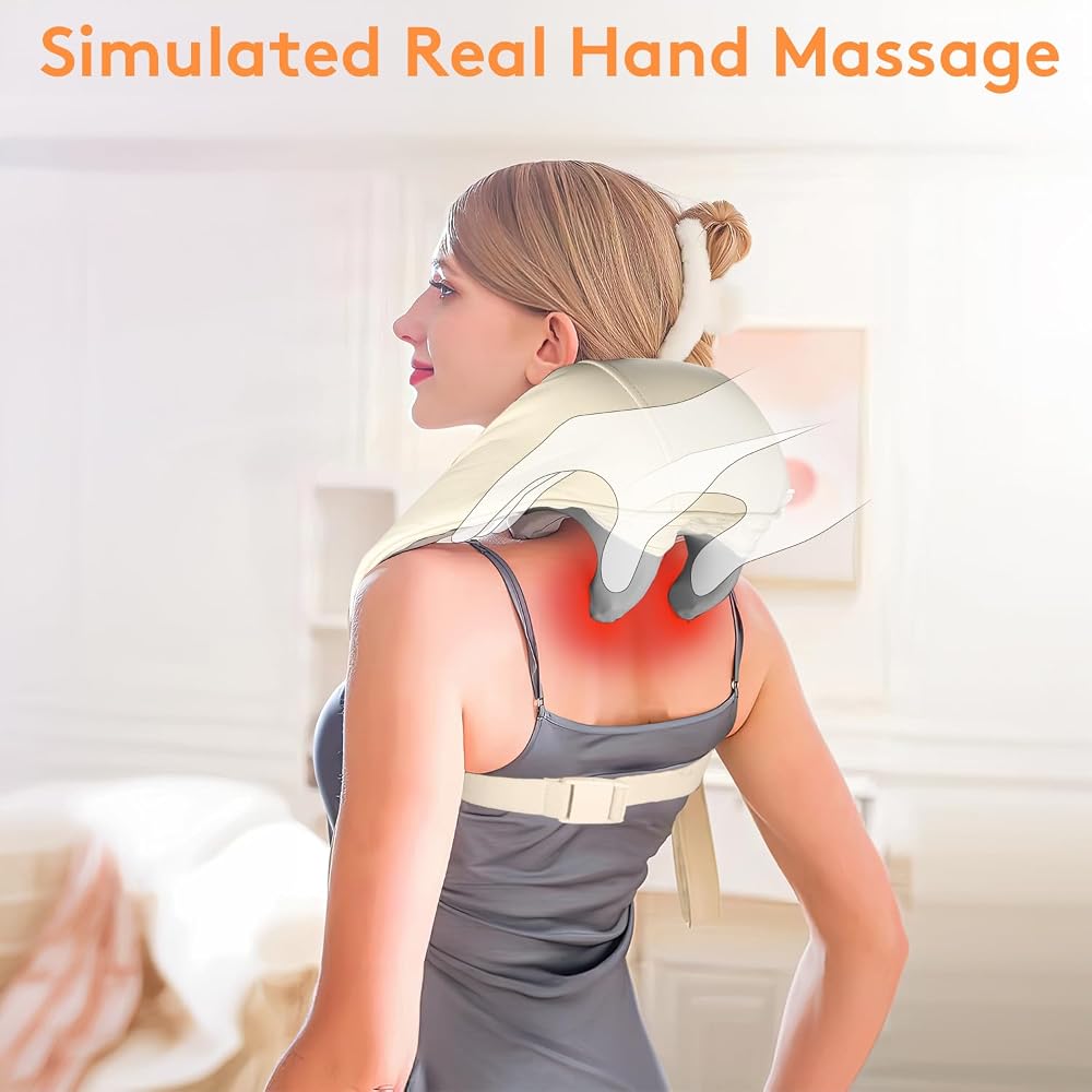 Neck Massager with Heat, Shoulder Massager, Shiatsu Nepal | Ubuy
