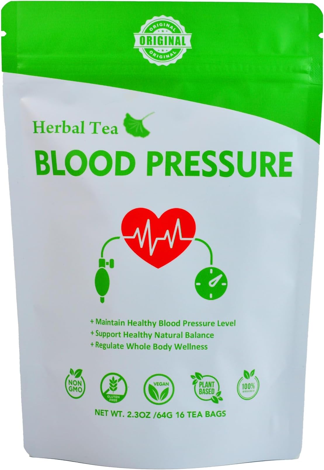 Amazon.com : Goodnature Healthy Tea, Blood Pressure, 1.058 Oz : Grocery ...