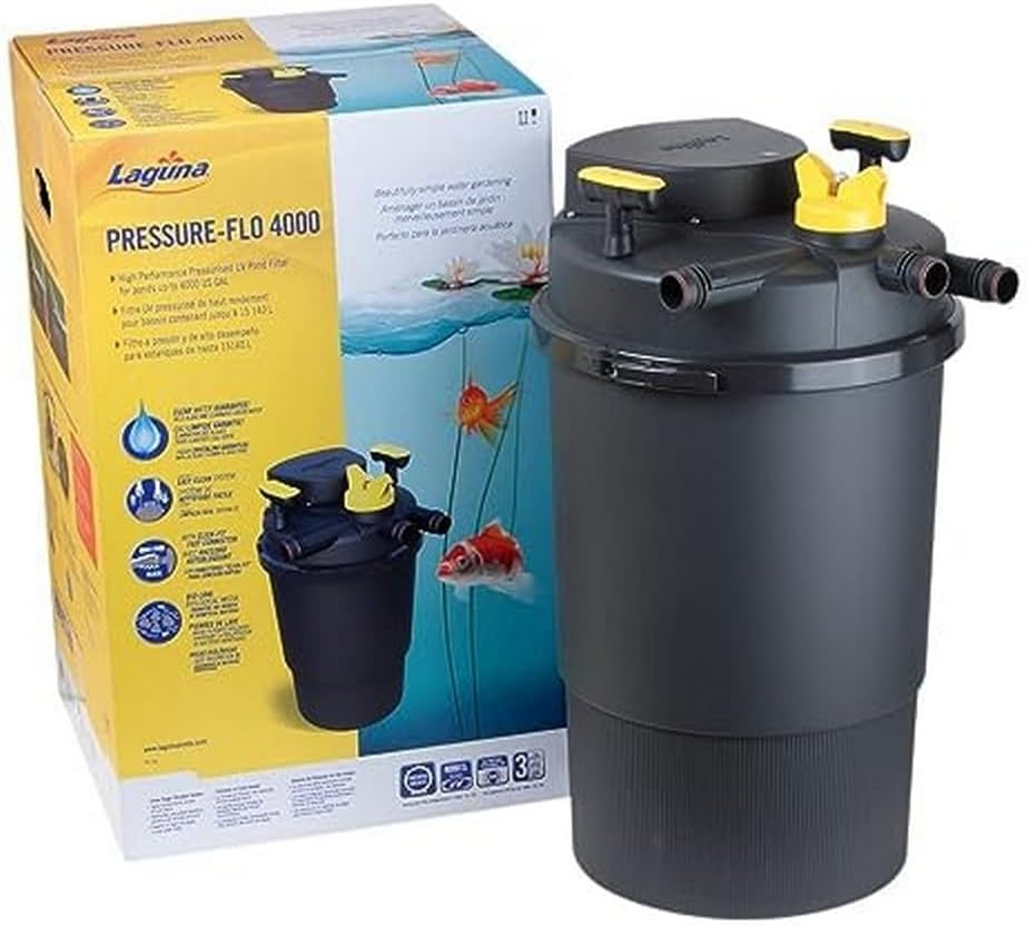 Amazon.com: Laguna PF4000 36W Pressure Flo Filter : Patio, Lawn & Garden