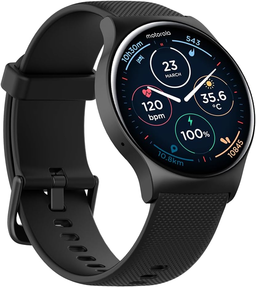 Motorola 120 Smartwatch Black: Smartwatches: Amazon.com.au
