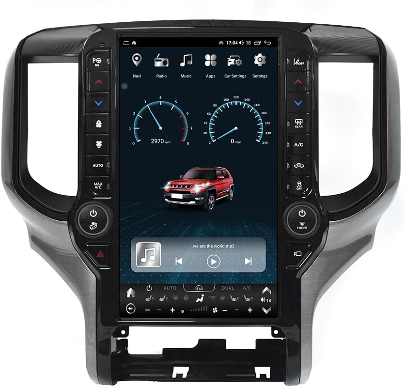 Amazon.com: 13.6 Inch Android 12 Car Radio for Dodge Ram 2019 2020 2021 ...