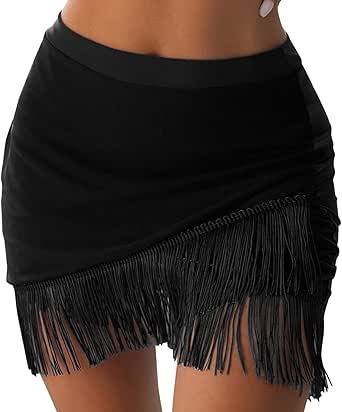 Generic Swim Bottoms for Women Classic Sheer Mesh Cover Up Bikini ...