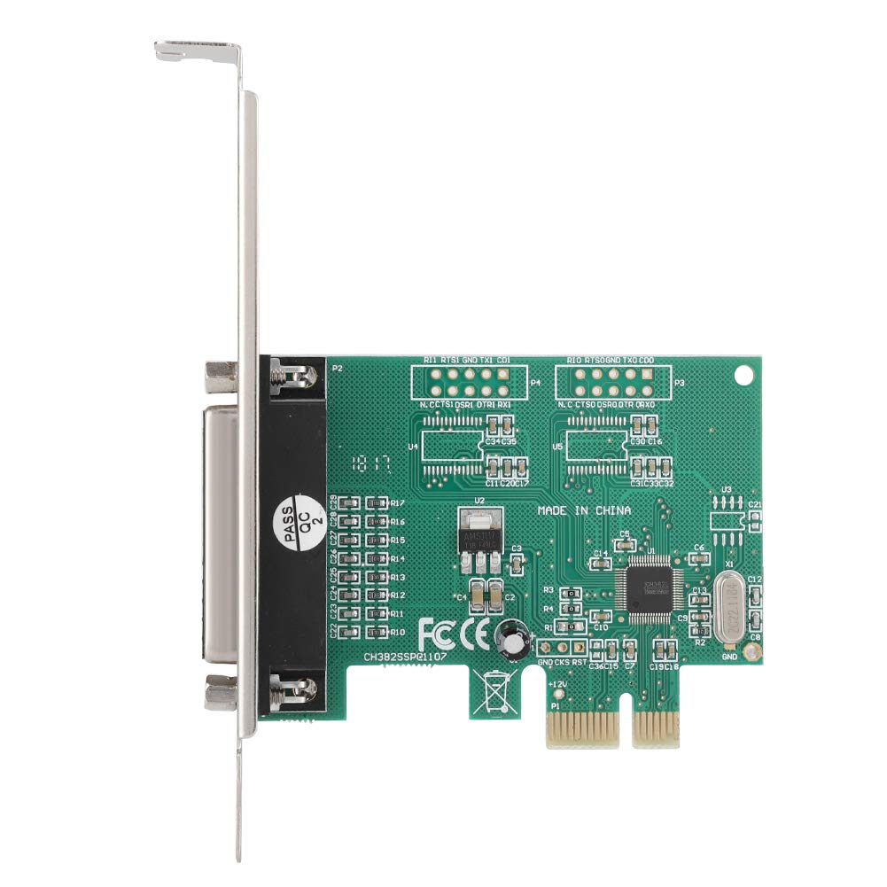 LPT Printer to PCIE Parallel Printer Card, PCI Express to DB25 Parallel ...
