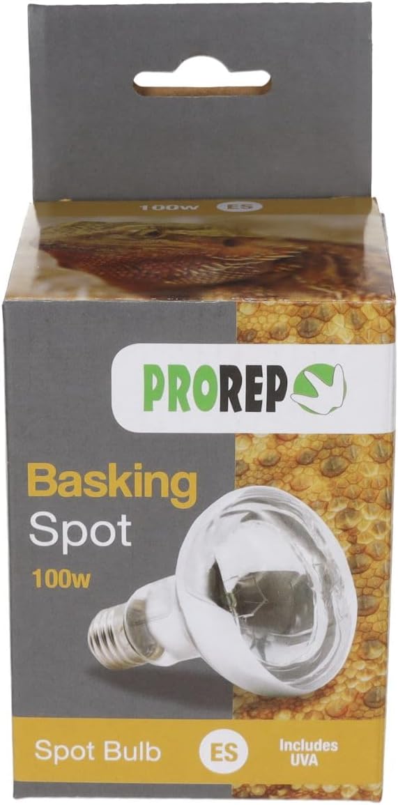 ProRep Basking Spot Lamp 100w ES | Screw Fitting | Clear Reflector Spot ...