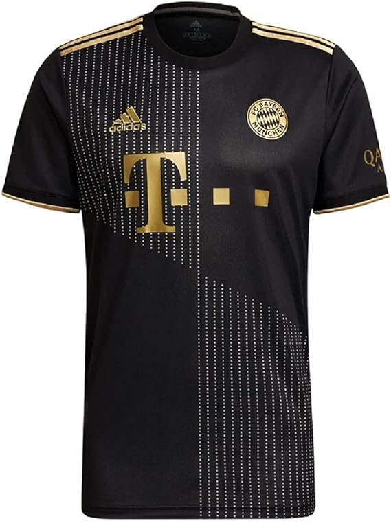 adidas FC Bayern Munich Away Jersey, Black/Gold, XXXL : Amazon.co.uk ...