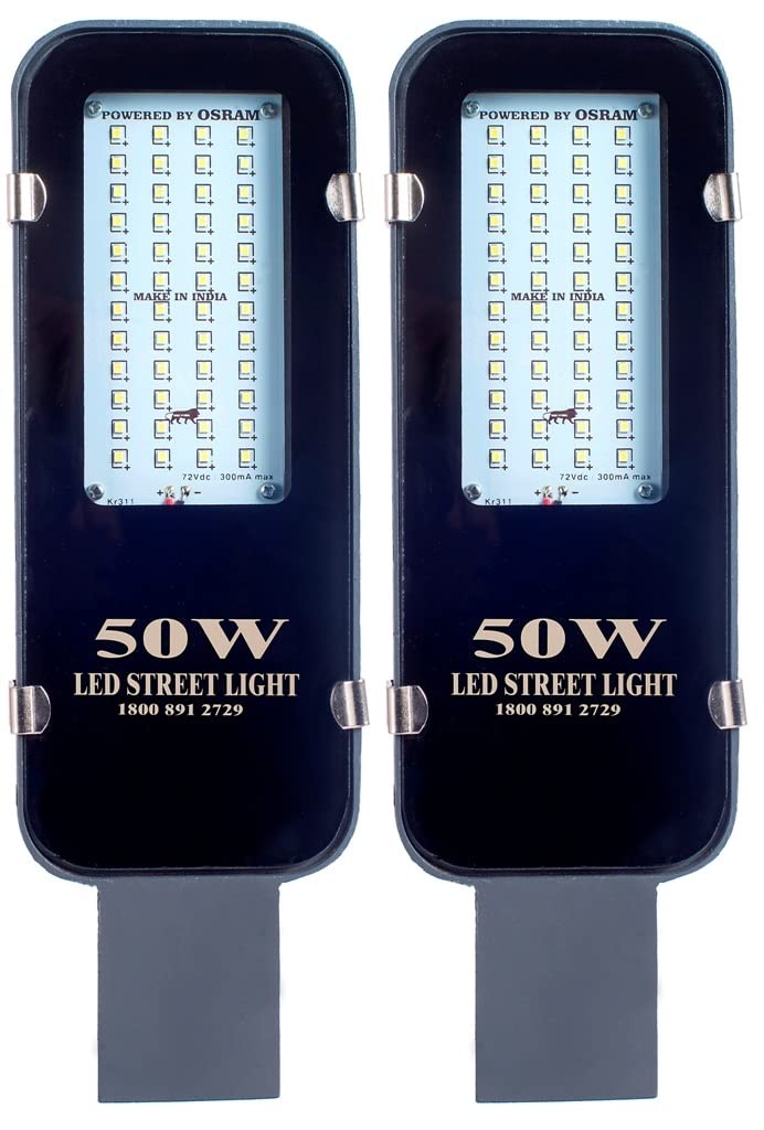 Buy PE 50 Watts BIS Approved LED Street Light Waterproof IP65 Full ...