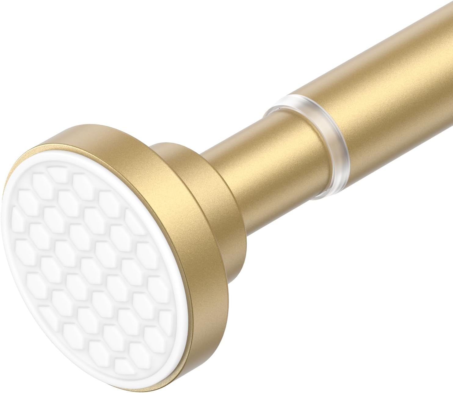 Amazon.com: AIZESI Gold Shower Curtain Rod, Adjustable 42-74 Inch ...