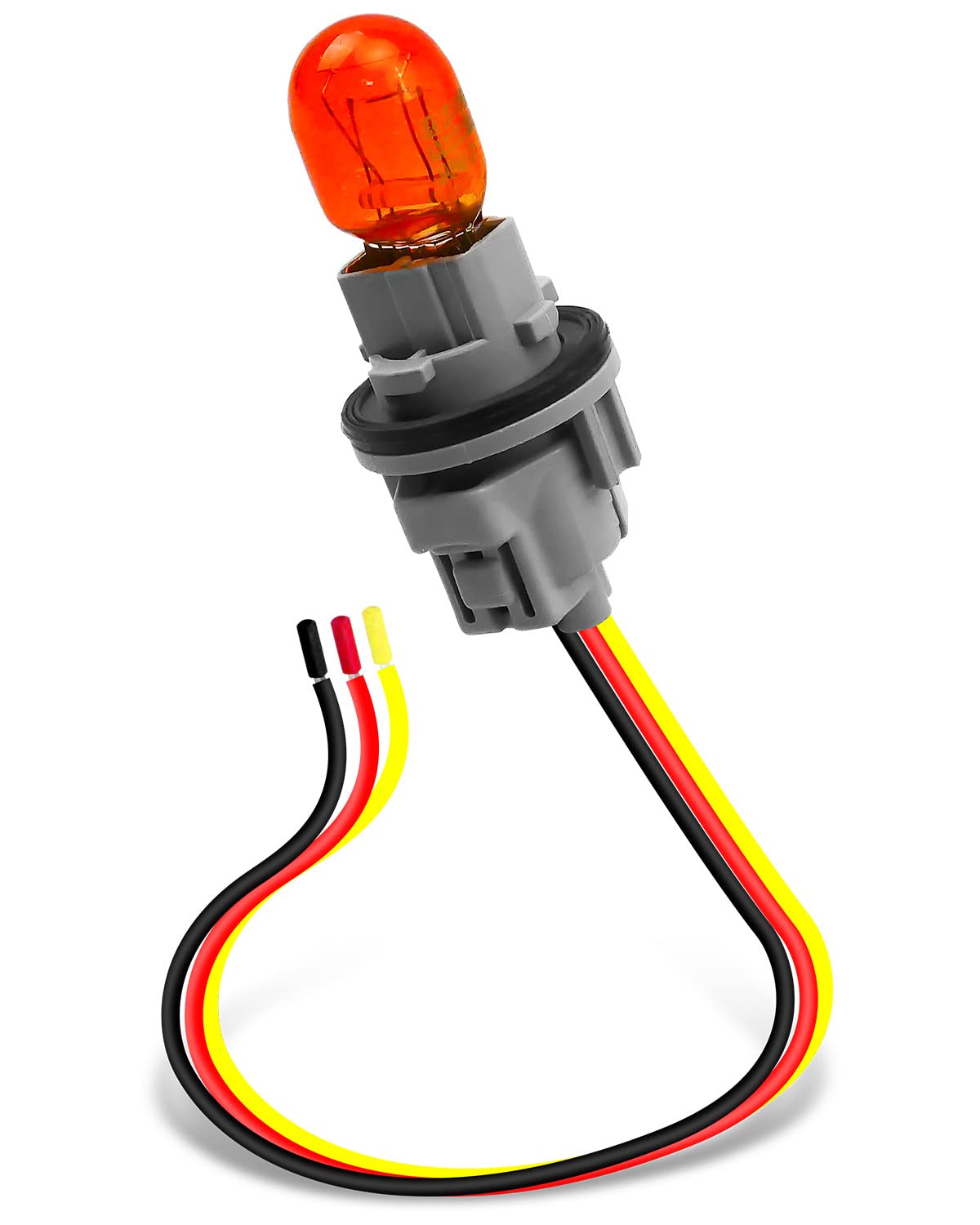 Amazon.com: Headlight Turn Signal Bulb Socket Wire Harness Set Fit for ...