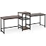 Amazon.com: Tribesigns Two Person Desk with Bookshelf, 78.7 Computer ...