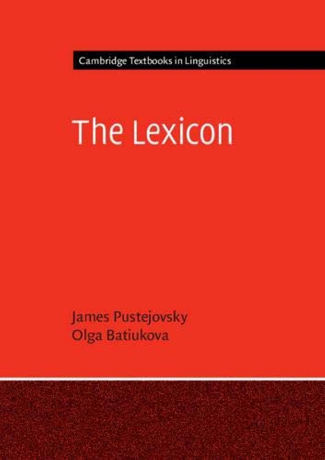 Buy The Lexicon (Cambridge Textbooks in Linguistics) Book Online at Low ...