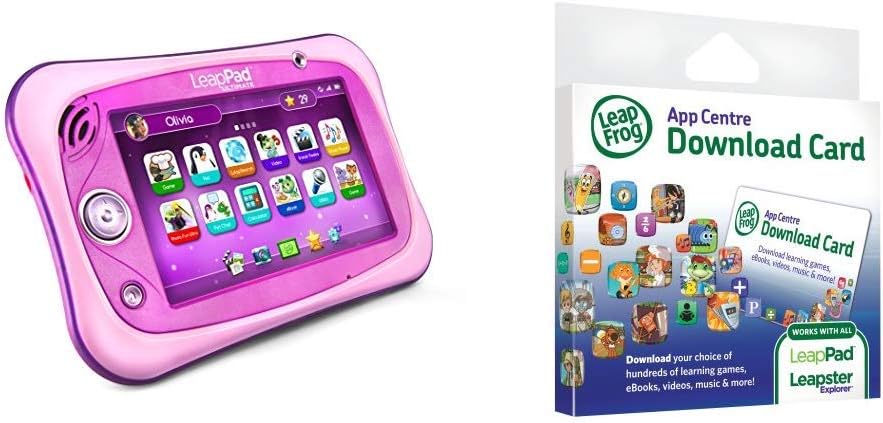 LeapFrog Leap Pad Ultimate Toy (Pink) + LeapPad Explorer App Center ...