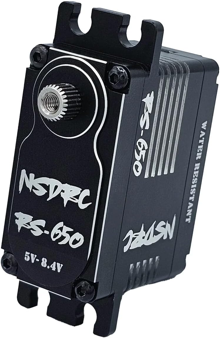 Amazon.com: NSDRC RS650 HIGH Torque Low Profile 8.4V BRUSHLESS SERVO ...