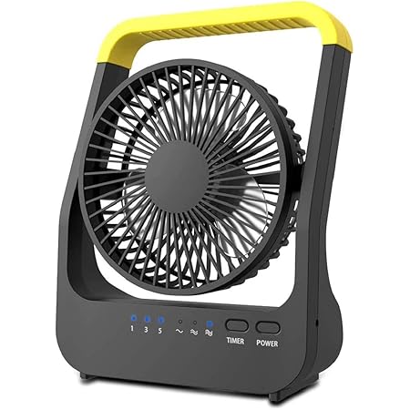 Amazon.com: Gazeled Battery Operated Fan, Super Long Lasting Battery ...