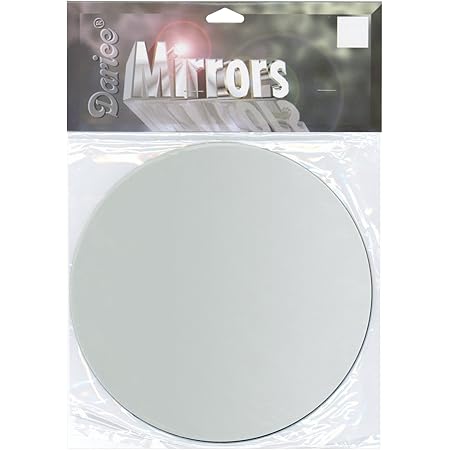 Amazon.com: Plymor Round 3mm Beveled Glass Mirror, 6 inch x 6 inch ...