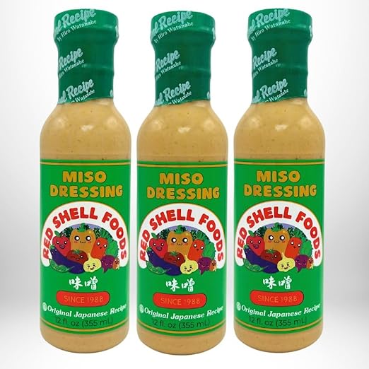 Amazon.com : Red Shell Miso Dressing 12 Fl. oz. (Pack of 3) : Italian ...