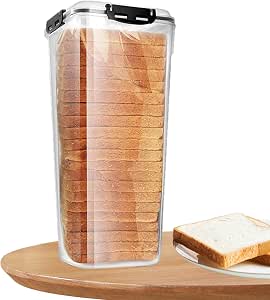 Amazon.com: Bread Storage Container - Clear Airtight Bread Box ...