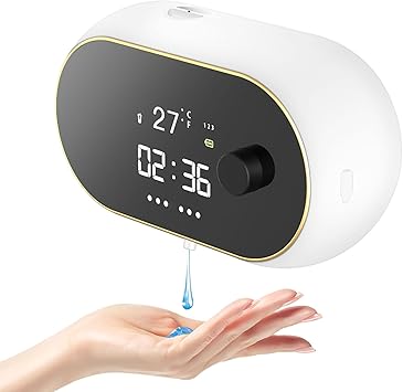 Amazon.com: Automatic Hand-Free Wall Mount Rechargeable Soap Dispenser ...