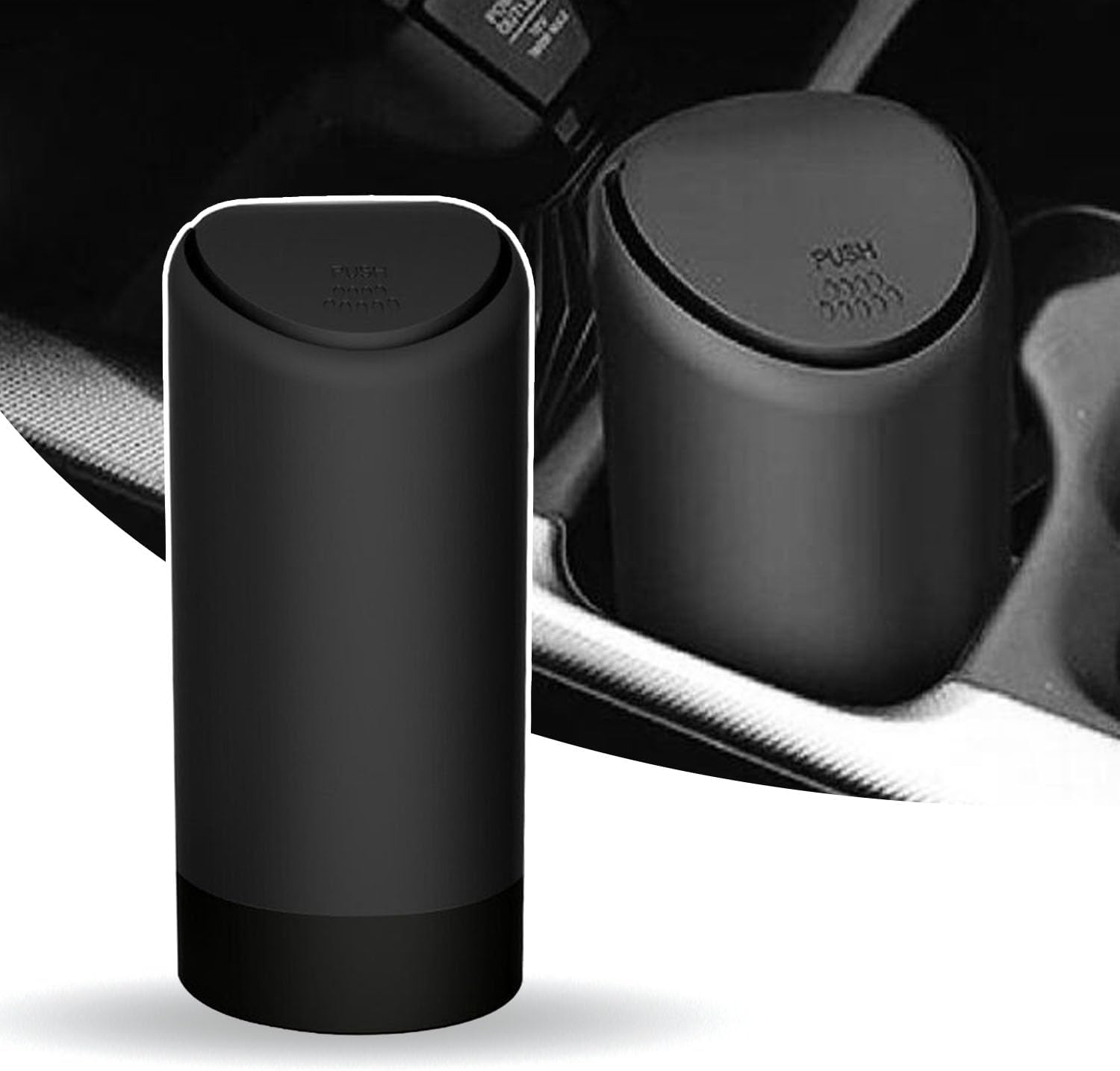 Amazon.com: MLAHUIER Mini Car Trash Can with Lid, 2.5" x 6.2" Cup Type ...