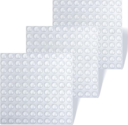 300PCS Clear Cabinet Door Bumpers, Rubber Bumpers Self Adhesive, Sound ...